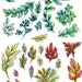 Printable Watercolor Leaf Stickers, A4 & Letter - Etsy