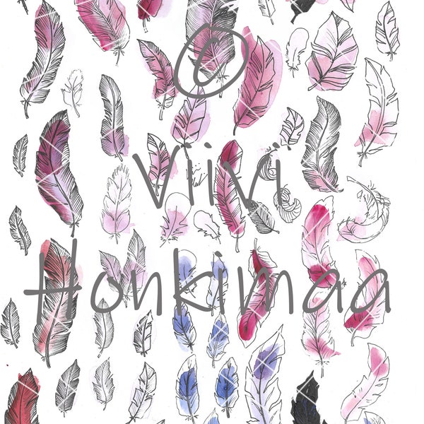 Feather Bullet Journal - Etsy