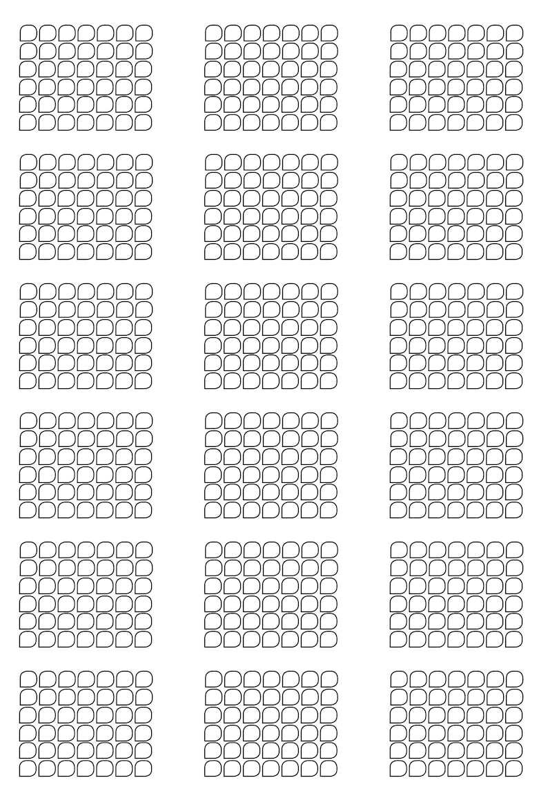 Printable Mini Monthly Habit Tracker - Etsy