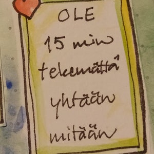 Sticky Notes Doodle Stickers Printable (A4, A5, US Letter, Half Letter ...