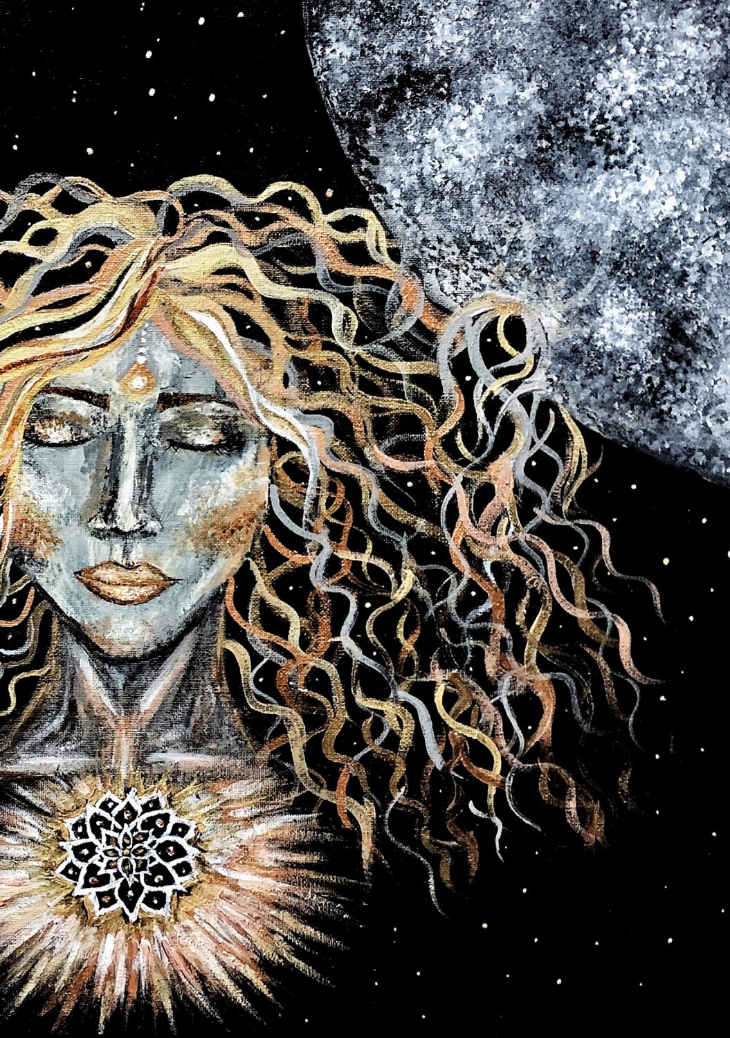 Moon Goddess 11X16 | Etsy