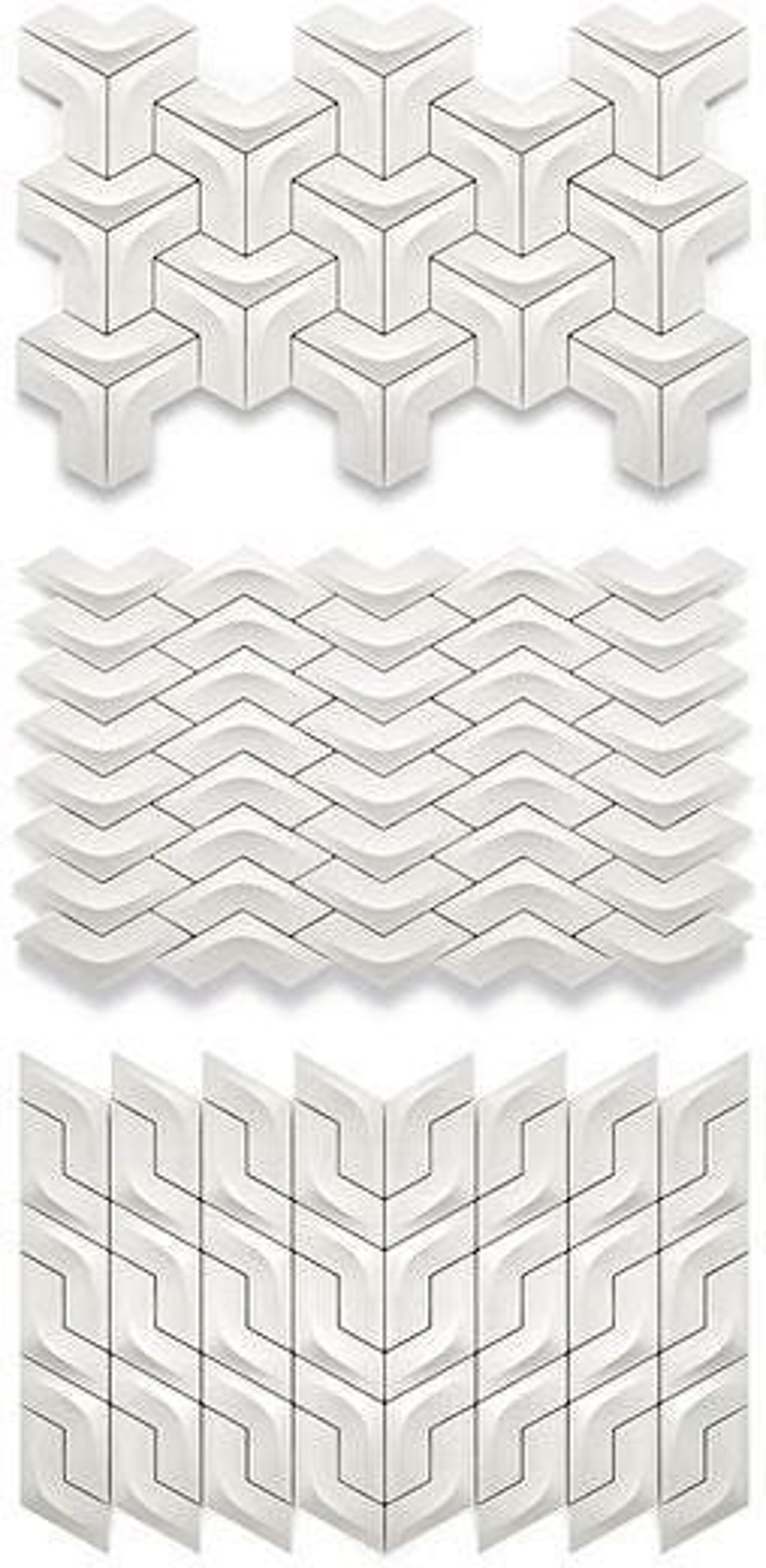 Silicone Mold Wall Tiles wave Geometric Mould - Etsy