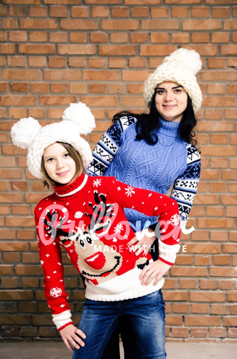 Reindeer Rudolph Christmas Sweater Xmas Jumper Rudolph the - Etsy