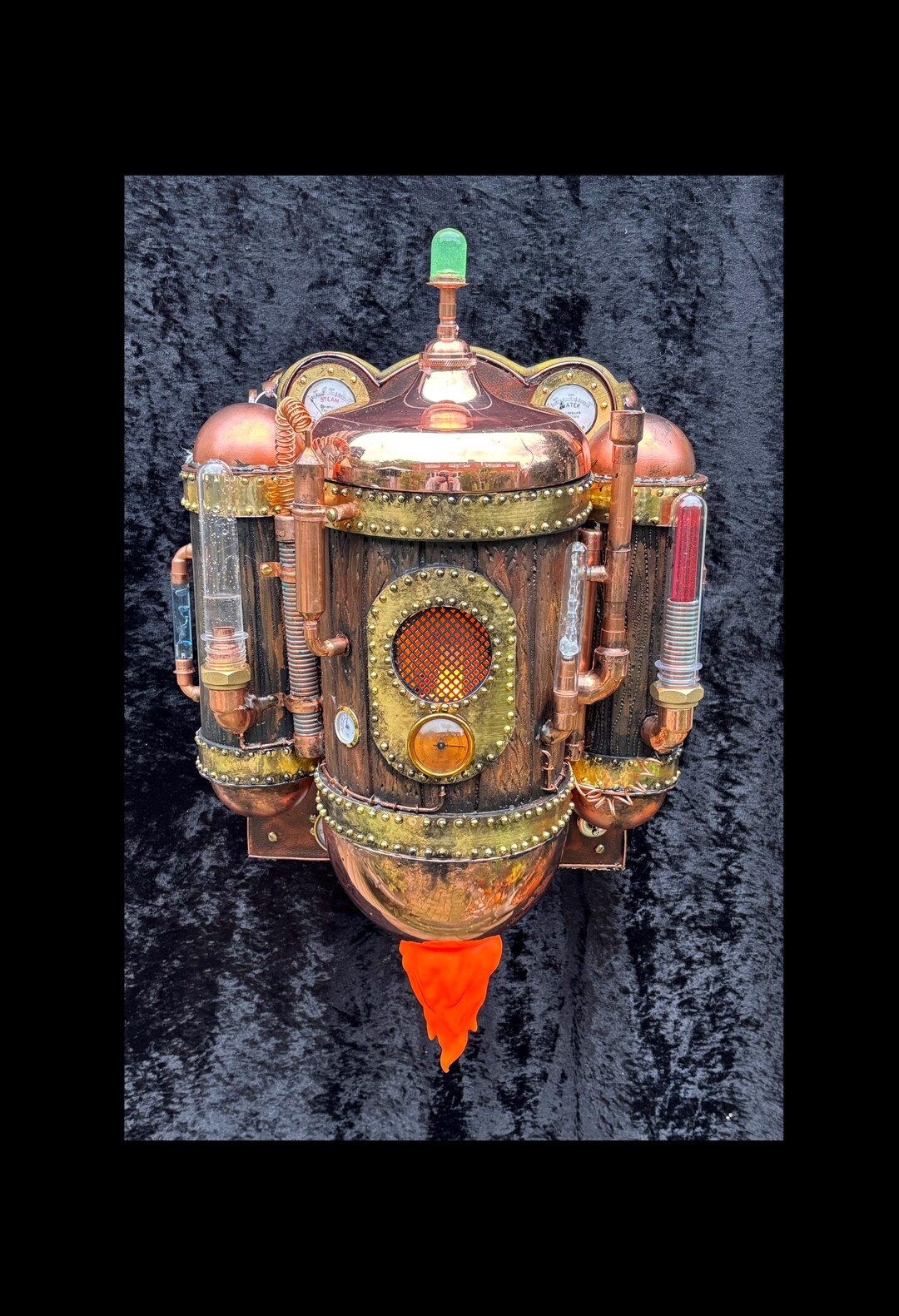 Steampunk Jetpack With Smoke Machine and Working Bubble Tube - Etsy