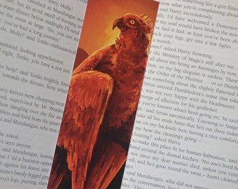 Wizard Phoenix Bookmark - Etsy