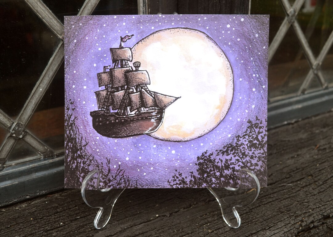 Flying Peter Pan Ship Print - Etsy