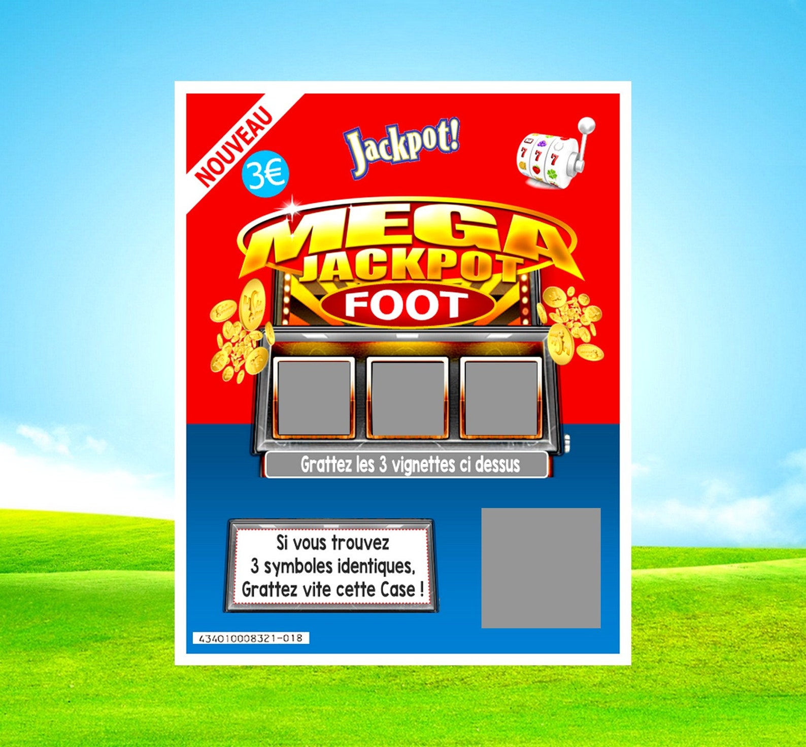 JACKPOT CARD modelo 4 scratch juego de fútbol personalizado - Etsy España