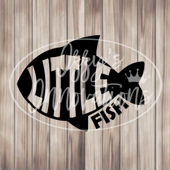 Little Fish Svg for Cricut for Silhouette Cut File Jpg | Etsy