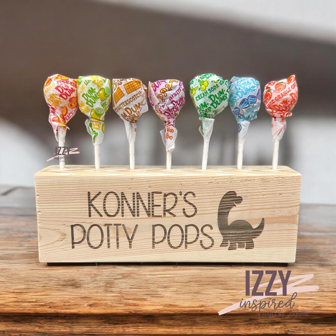 Custom Potty Pop Holder, Training Tool for Kids - Etsy
