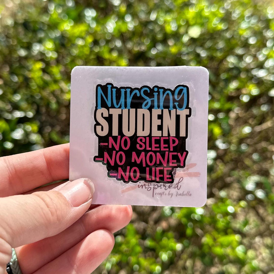 Nursing Student Badge Reel Topper, Badge Buddy, ID Holder, Bookmark - Etsy