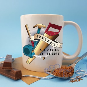 Personalised Carpenter Mug Gift, Joiner Christmas Gift, Woodwork Gifts ...