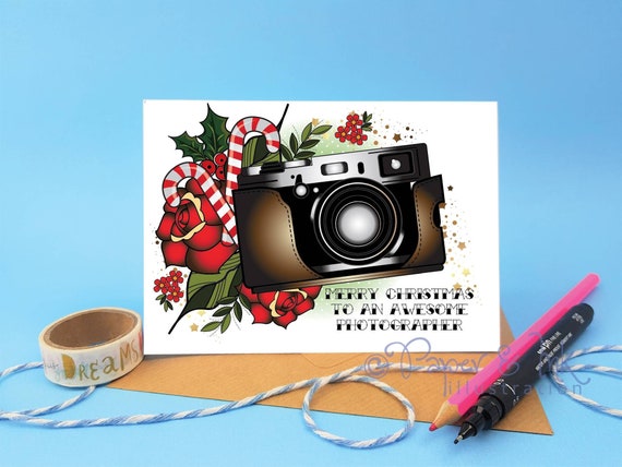 Personalised Christmas Card Photographer Christmas Card - Etsy