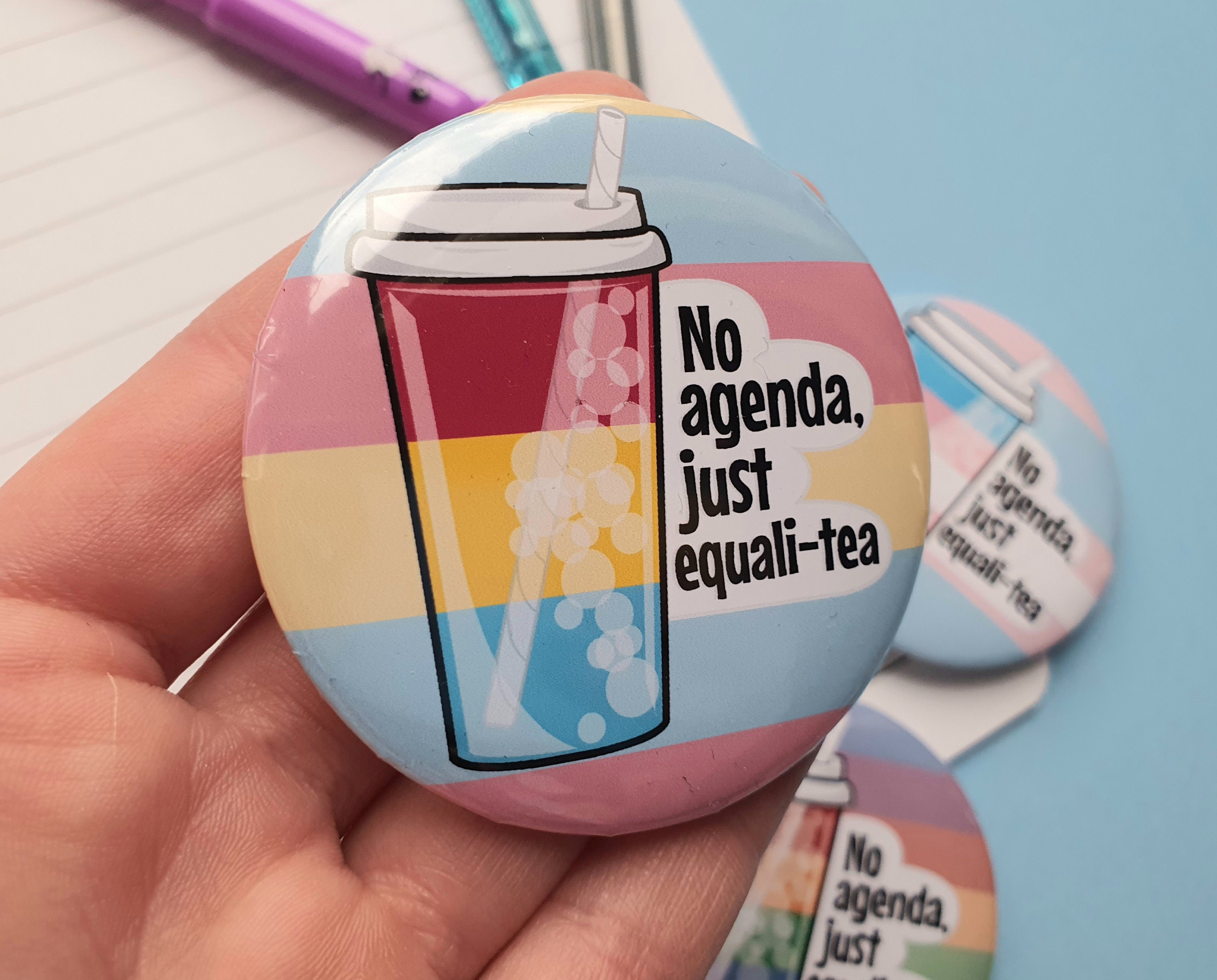 LGBTQ Pun LGBTQ Pin Badge Pride Flag Gift Equality Pun - Etsy Australia
