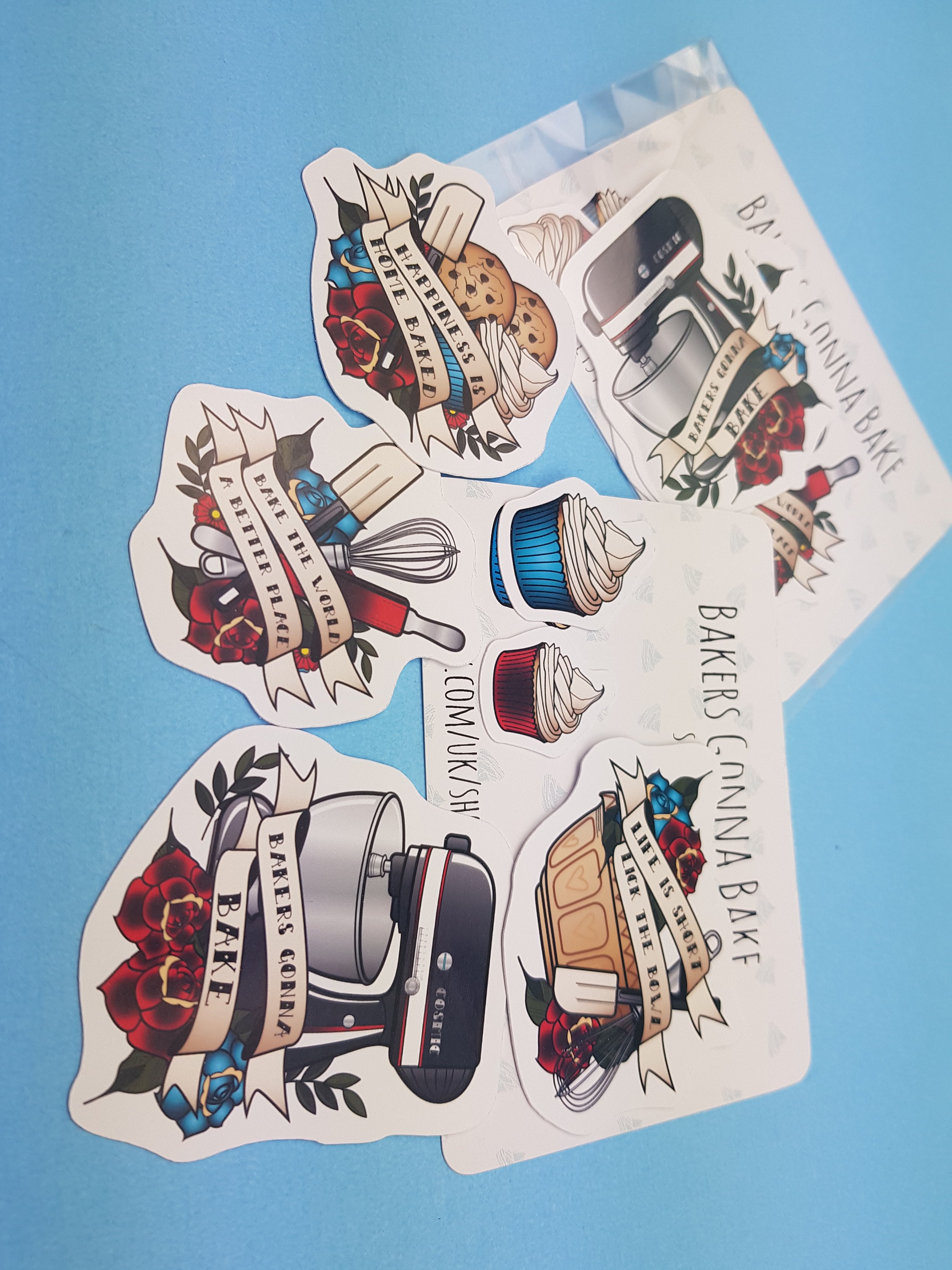 Baking Decals Baking Stickers Baking Gift Small Gift For | Etsy
