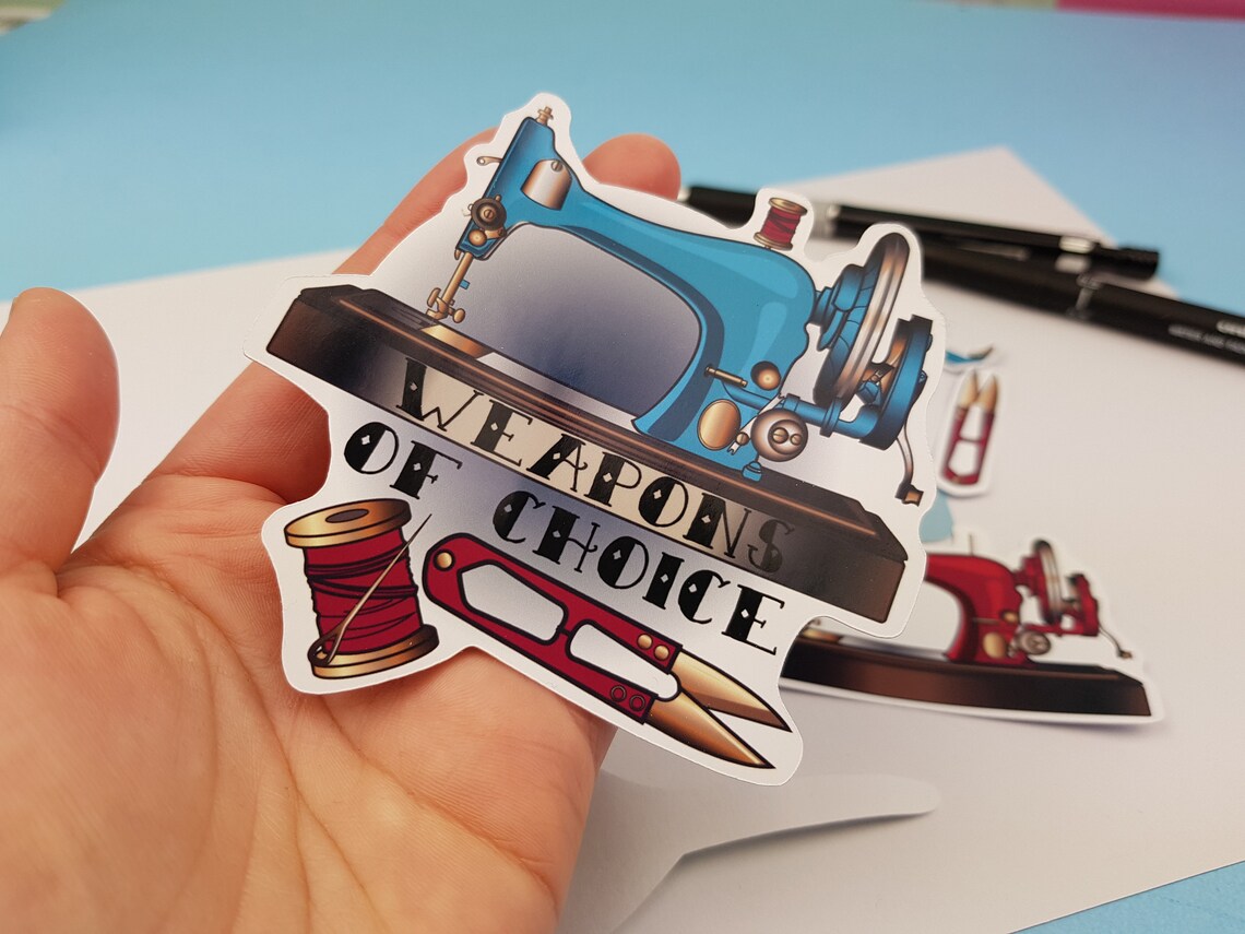 Sewing Decals Vinyl Stickers Craft Stickers Crafting - Etsy