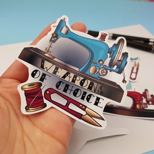 Sewing Decals, Vinyl Stickers, Craft Stickers, Crafting Themed, Sticker ...