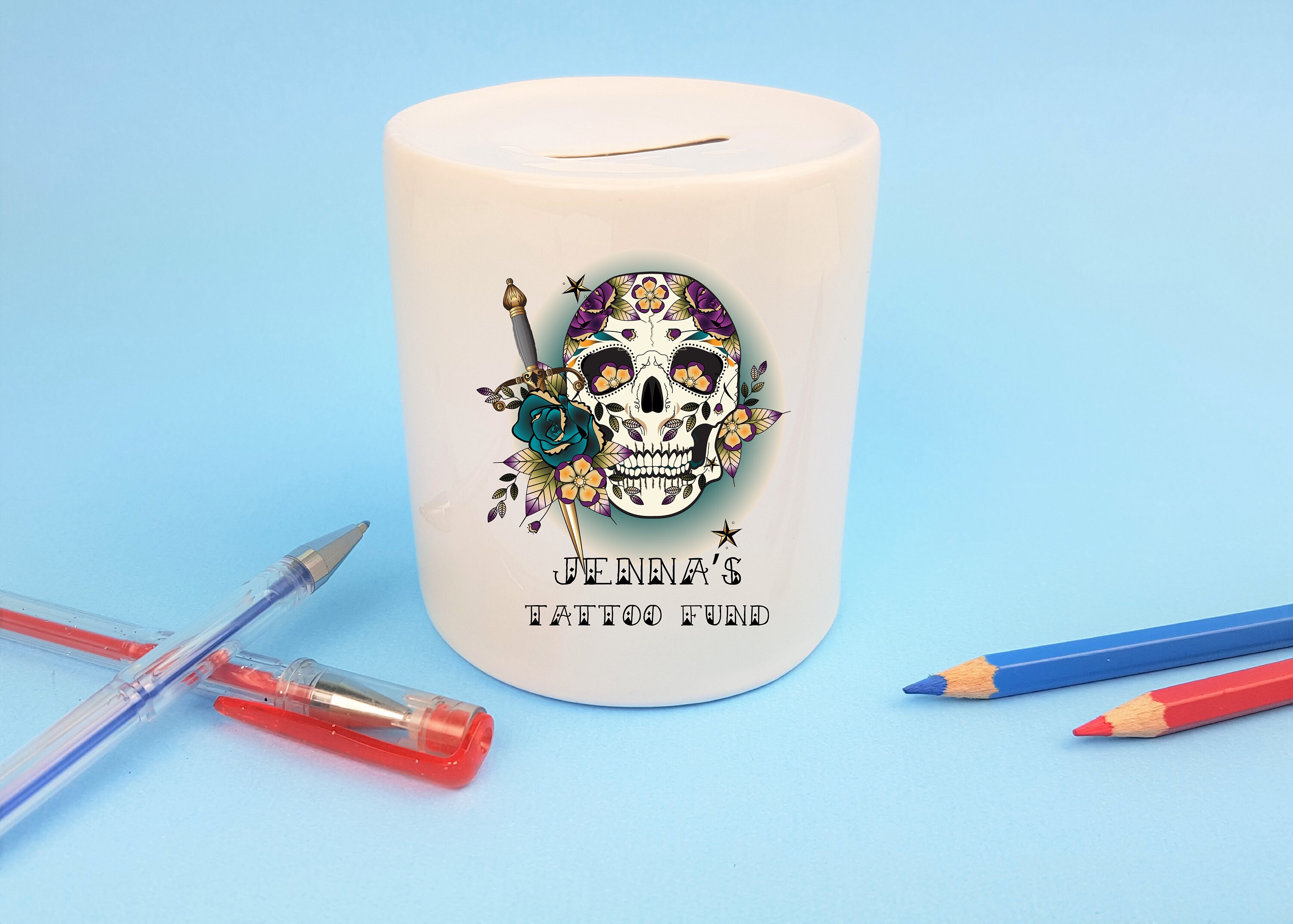 Tattoo Fund Money Box Personalised Gift Tattoo Lover Gift - Etsy