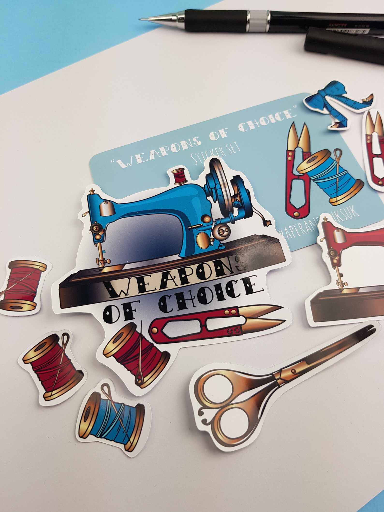 Sewing Decals Vinyl Stickers Craft Stickers Crafting - Etsy