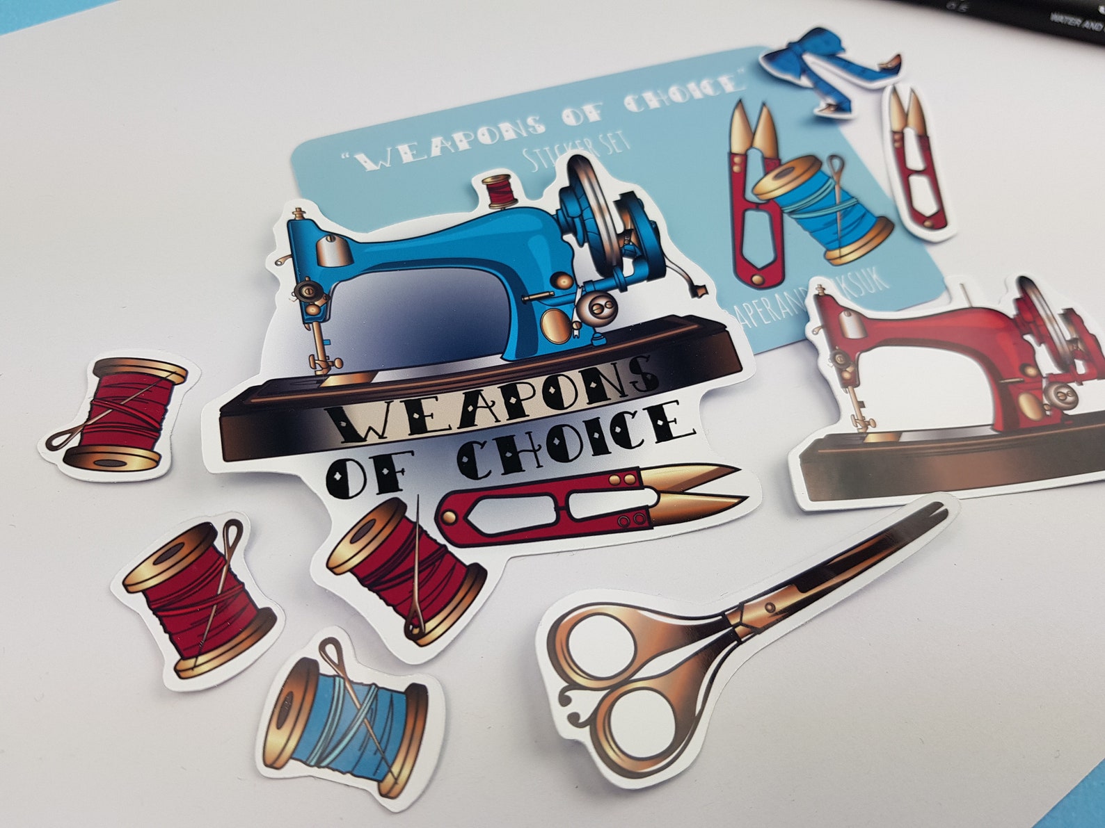 Sewing Decals Vinyl Stickers Craft Stickers Crafting - Etsy