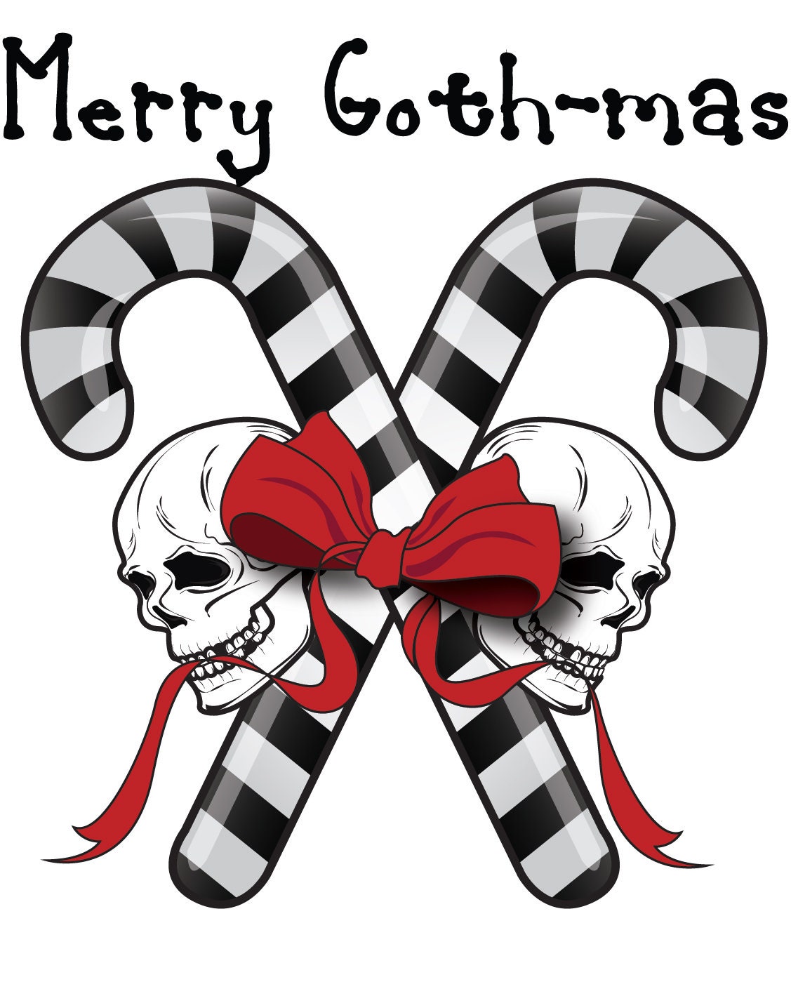 Merry Gothmas Goth Card Alt Christmas Card for Goth Loves - Etsy UK