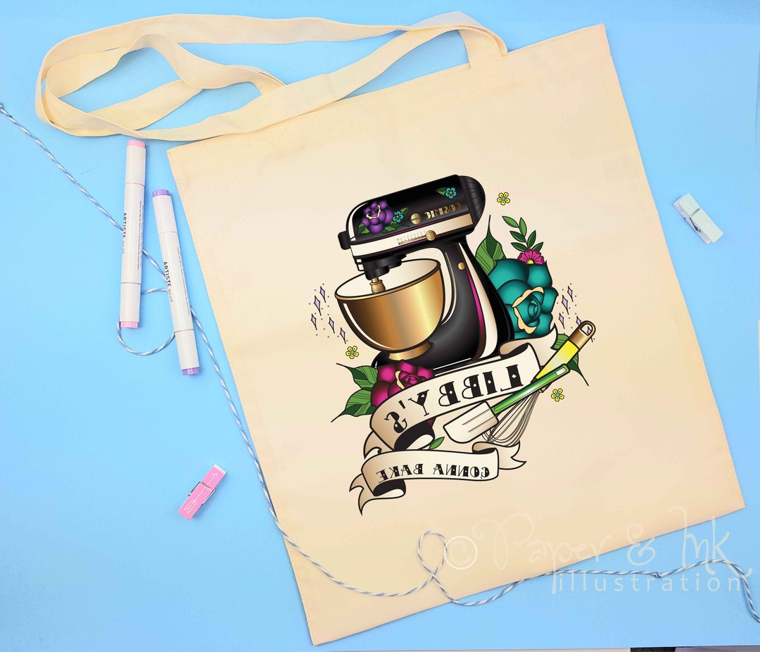 PERSONALISED Baking Tote Bakers Gonna Bake Baking Gift - Etsy