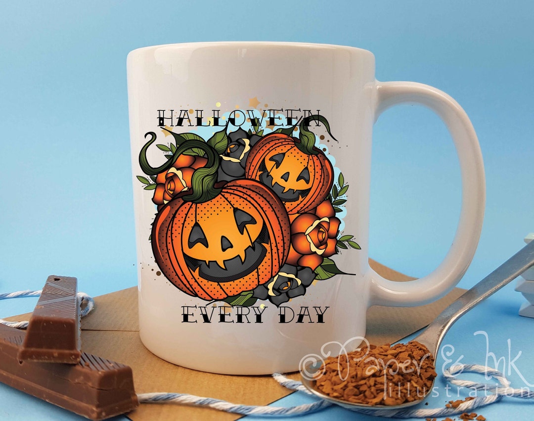 PERSONALIZED Halloween Cheeky Pumpkin Custom Coffee Cup - Etsy