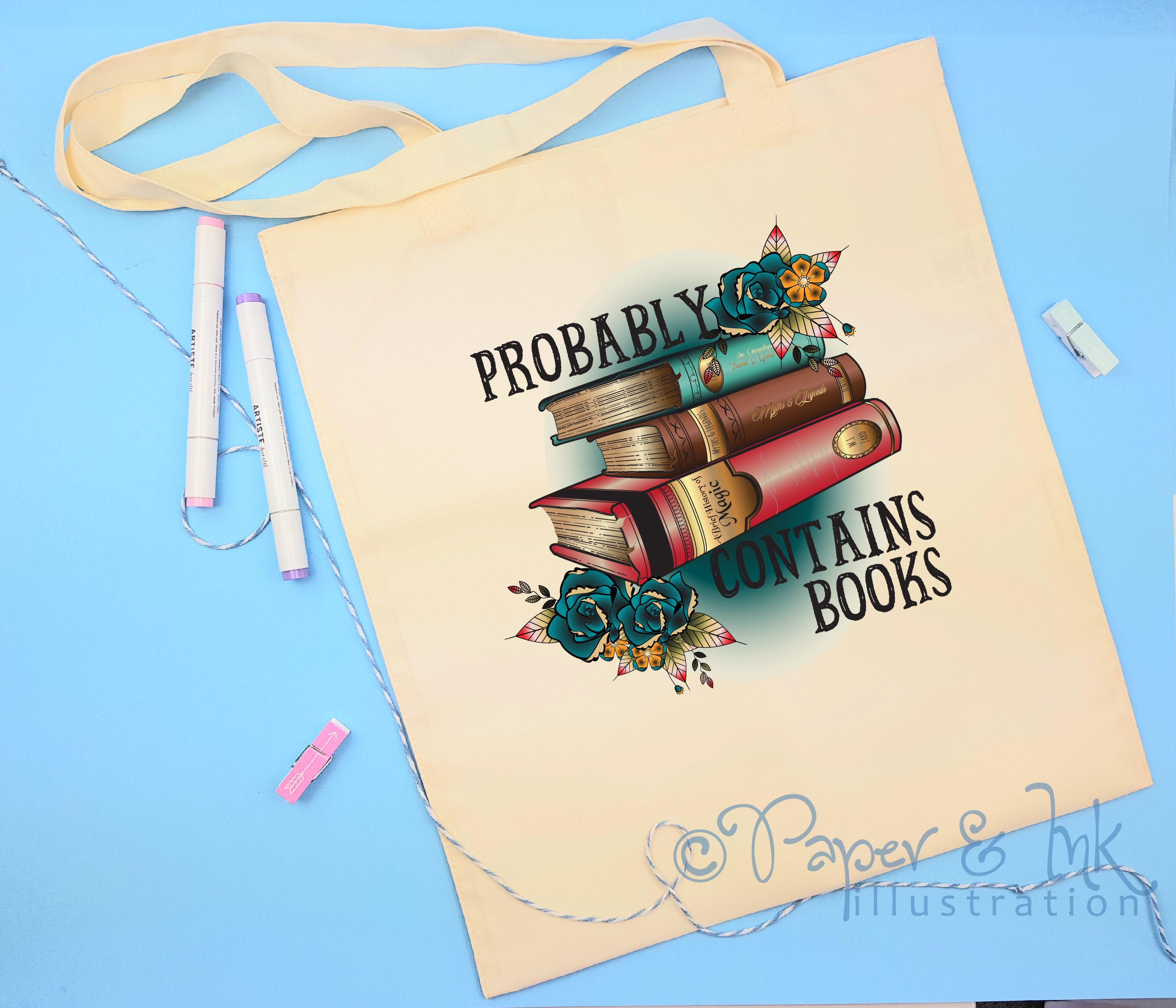 Funny Library Bags