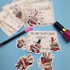 Beauty Stickers, Makeup Stickers, Glam Stickers, Glossy Stickers ...