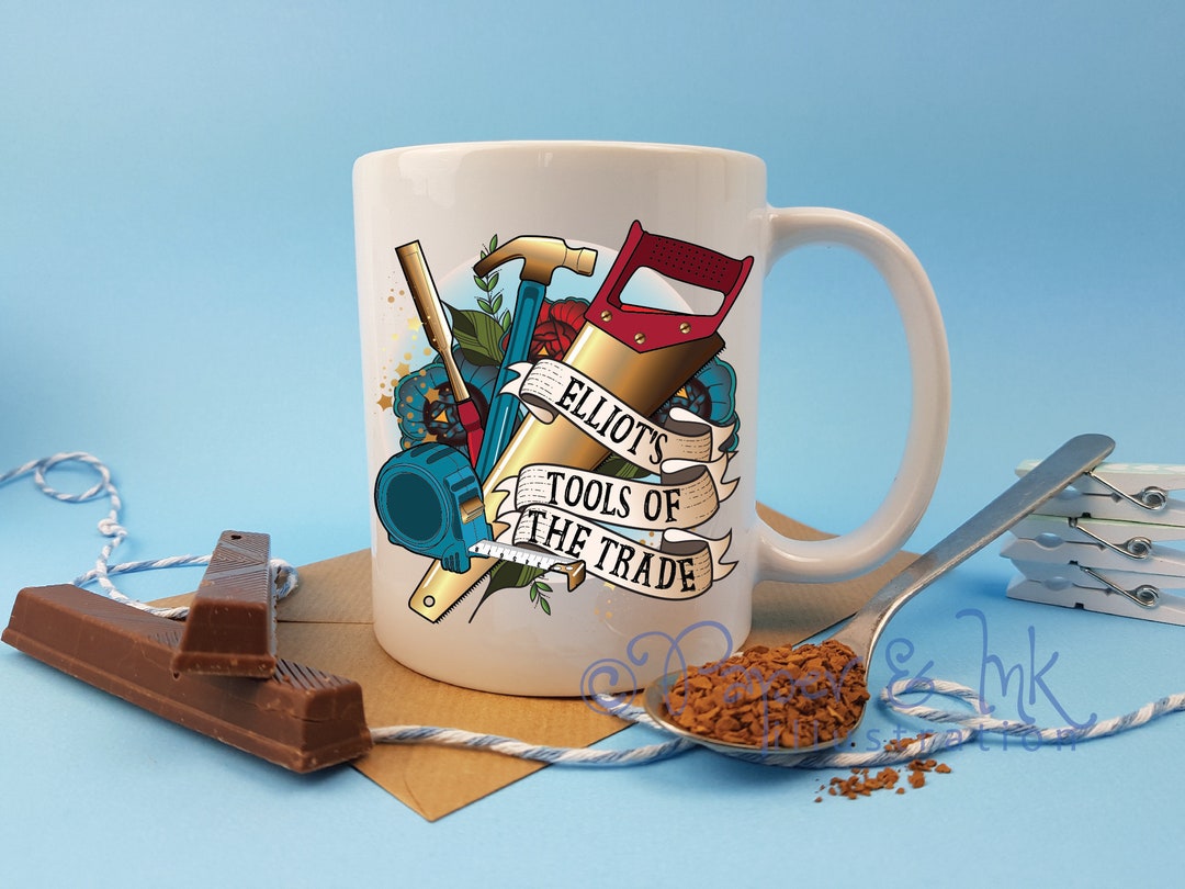 Christmas Gift Idea for a Handyman, Personalised Cup, Carpenter ...