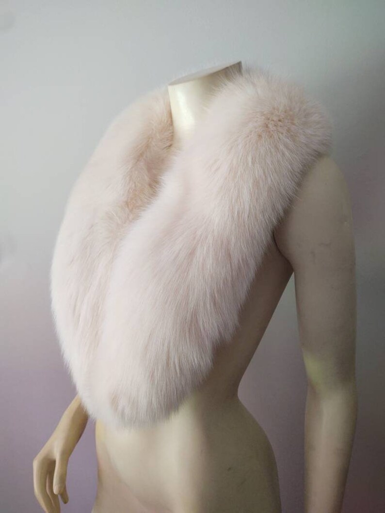 Fox Fur Collar / Huge Fox Collar - Etsy