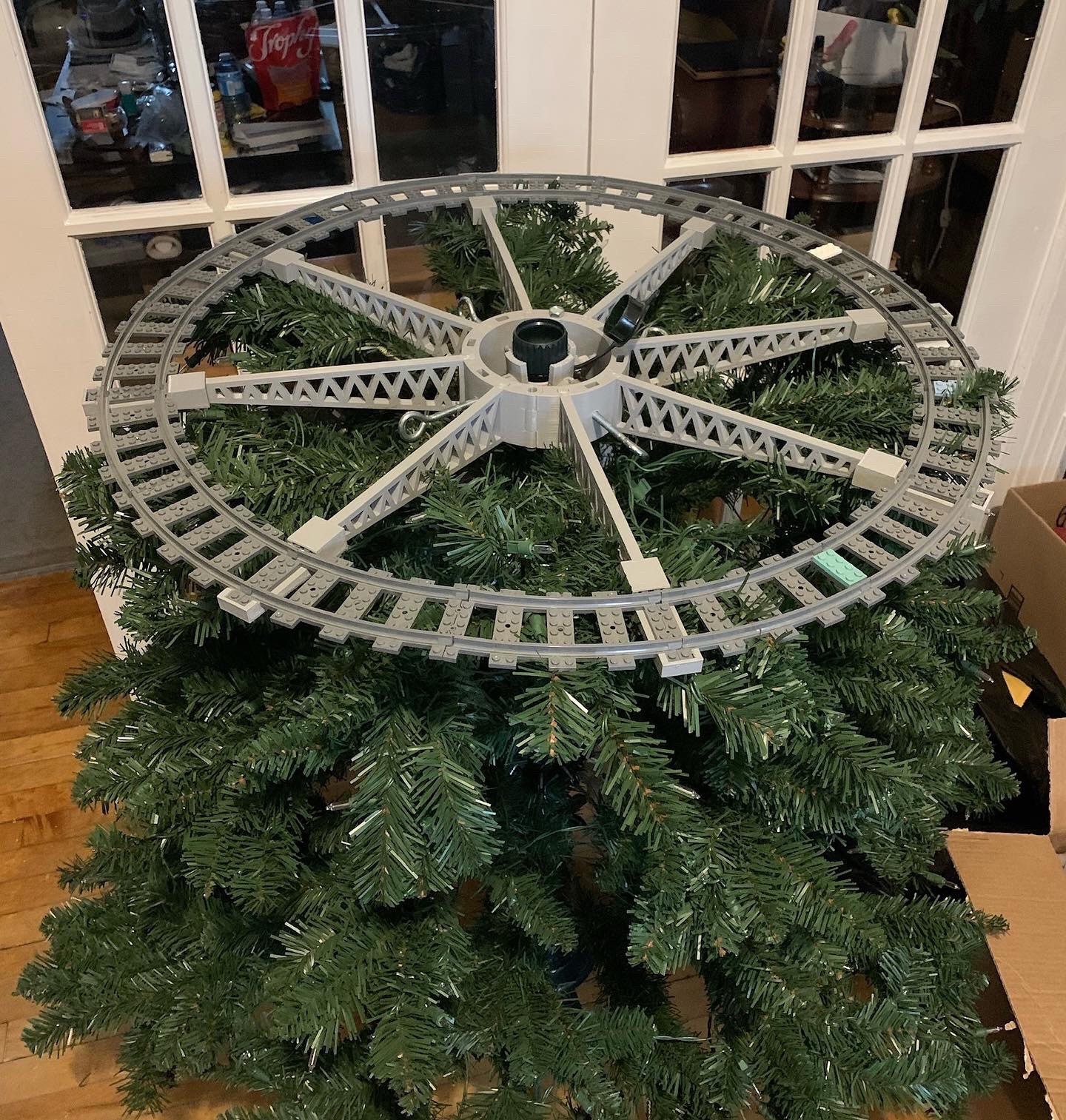 Christmas Tree Bracket for LEGO Train Track - Etsy