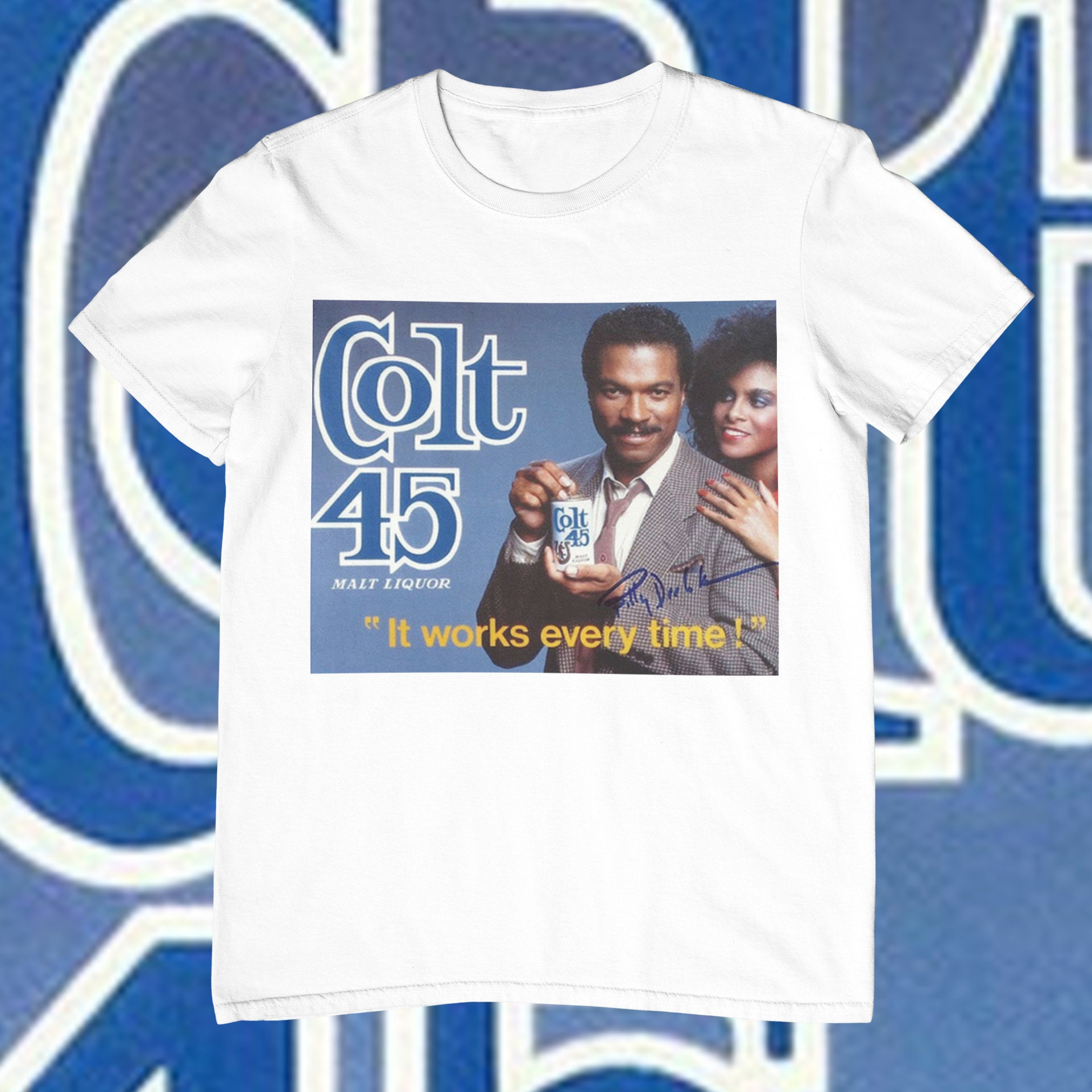Billy Dee Williams Colt 45 Neon Sign