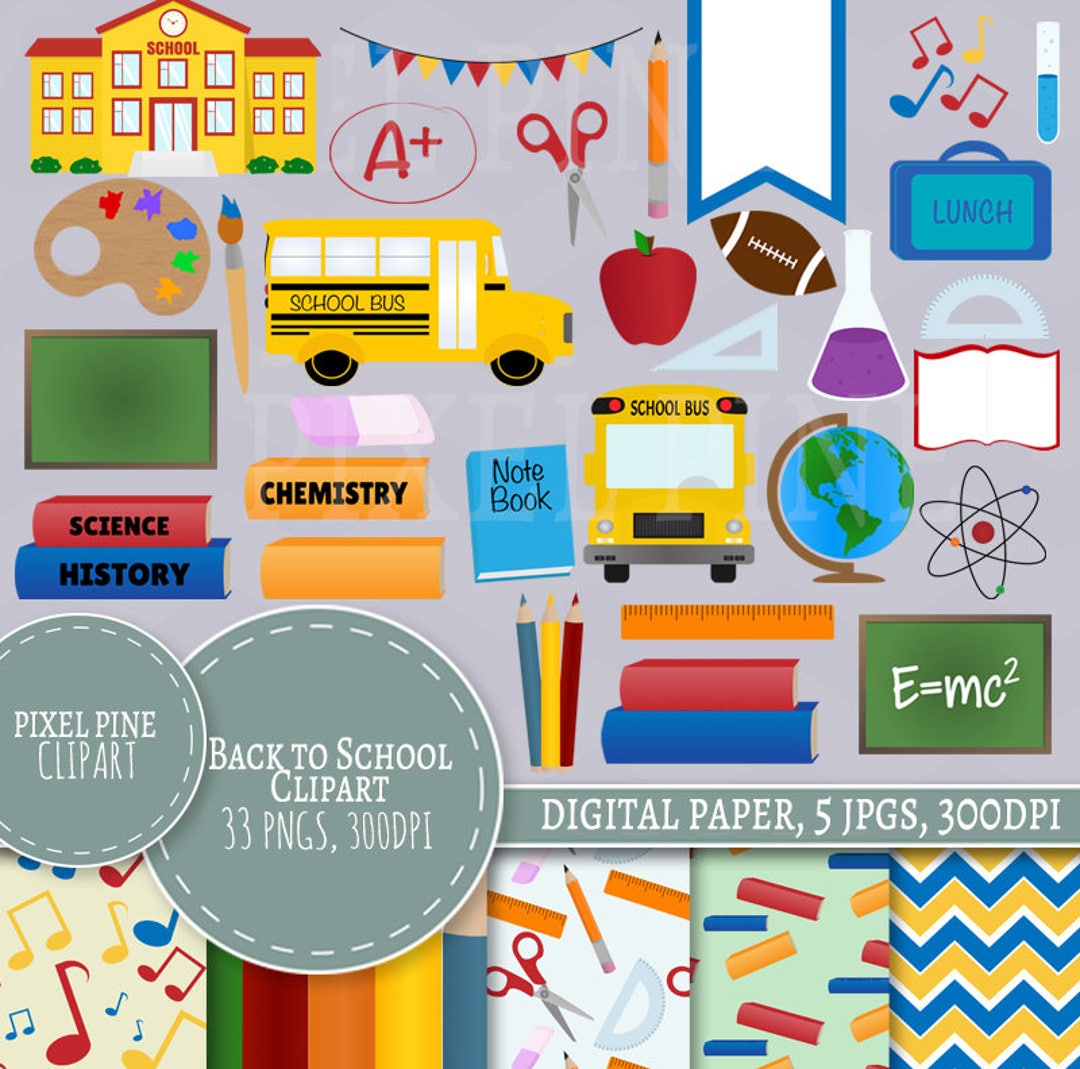 School Subjects Clip Art