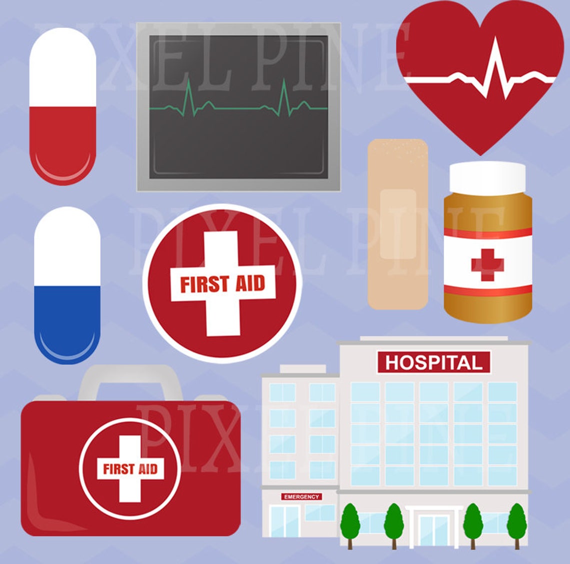 Medical Clipart Doctors Themed Clipart Set 32 Pngs 5 Nurses - Etsy UK