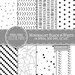 Minimalist Digital Paper, Minimalist Black and White Paper, 14 Jpgs ...