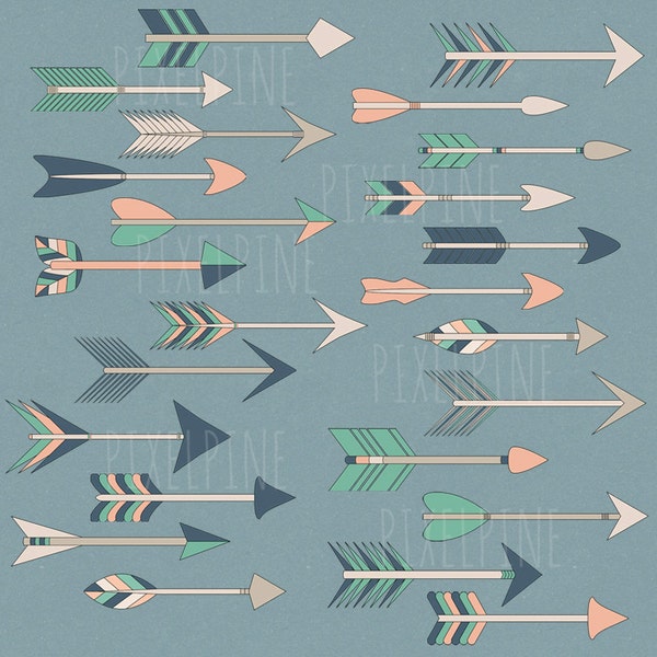 Arrow Clipart - Etsy