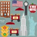 New York Clipart, New York Themed Clipart, 33 Pngs, 5 New York Digital ...