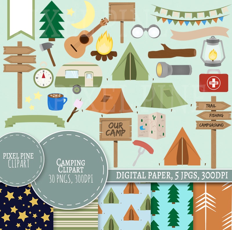 Blank Camp Sign Clip Art