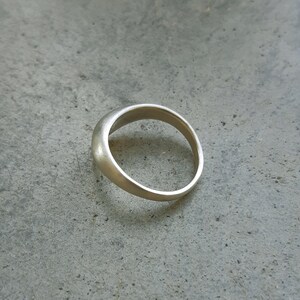 Plain Silver Ring With No Frills - Etsy
