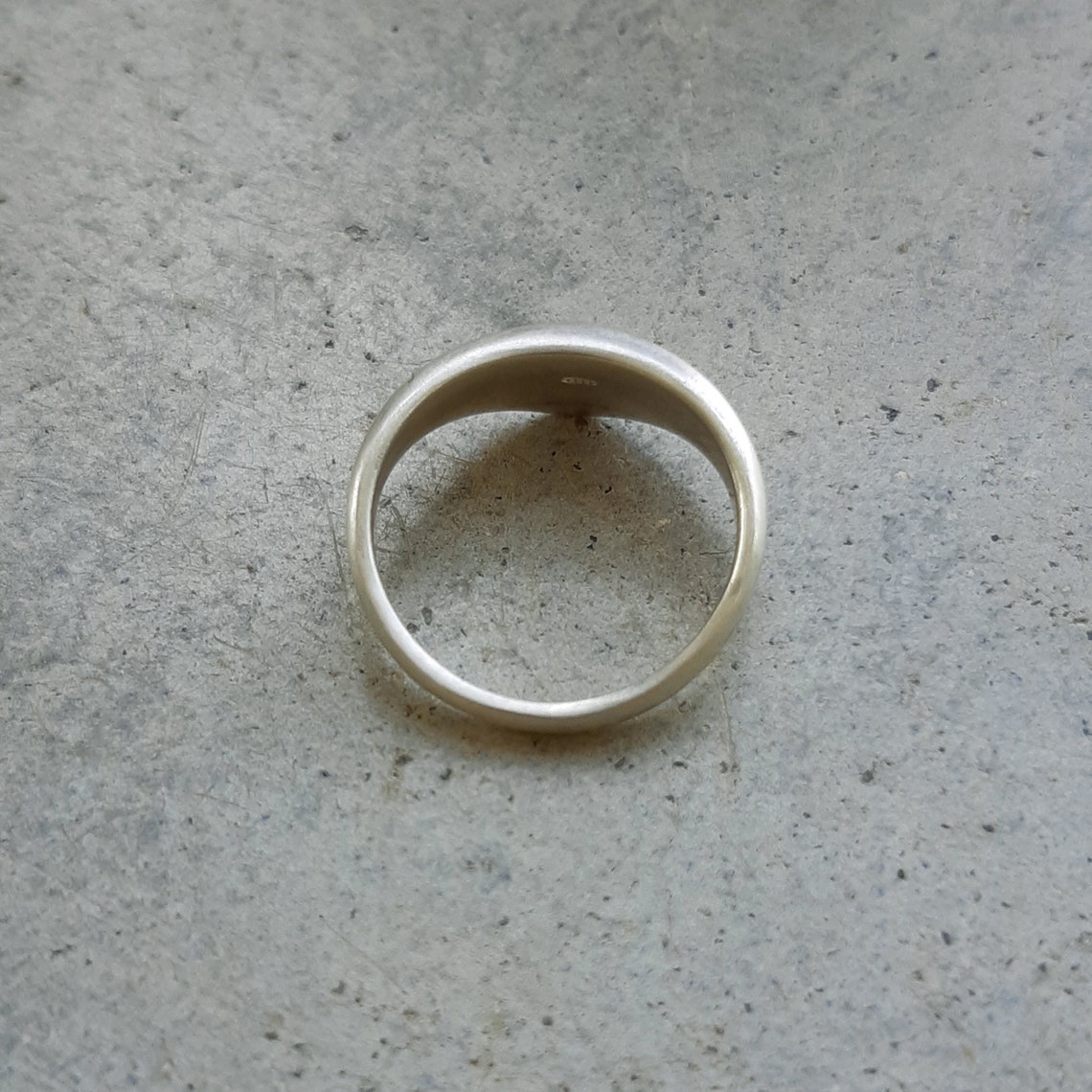 Plain Silver Ring With No Frills - Etsy