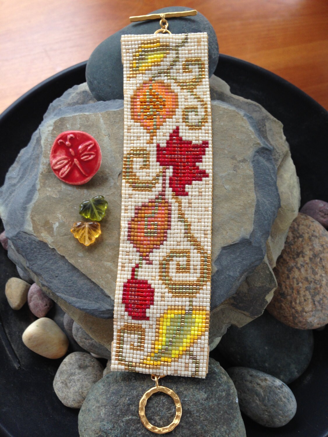 Golden Autumn Bracelet - Etsy