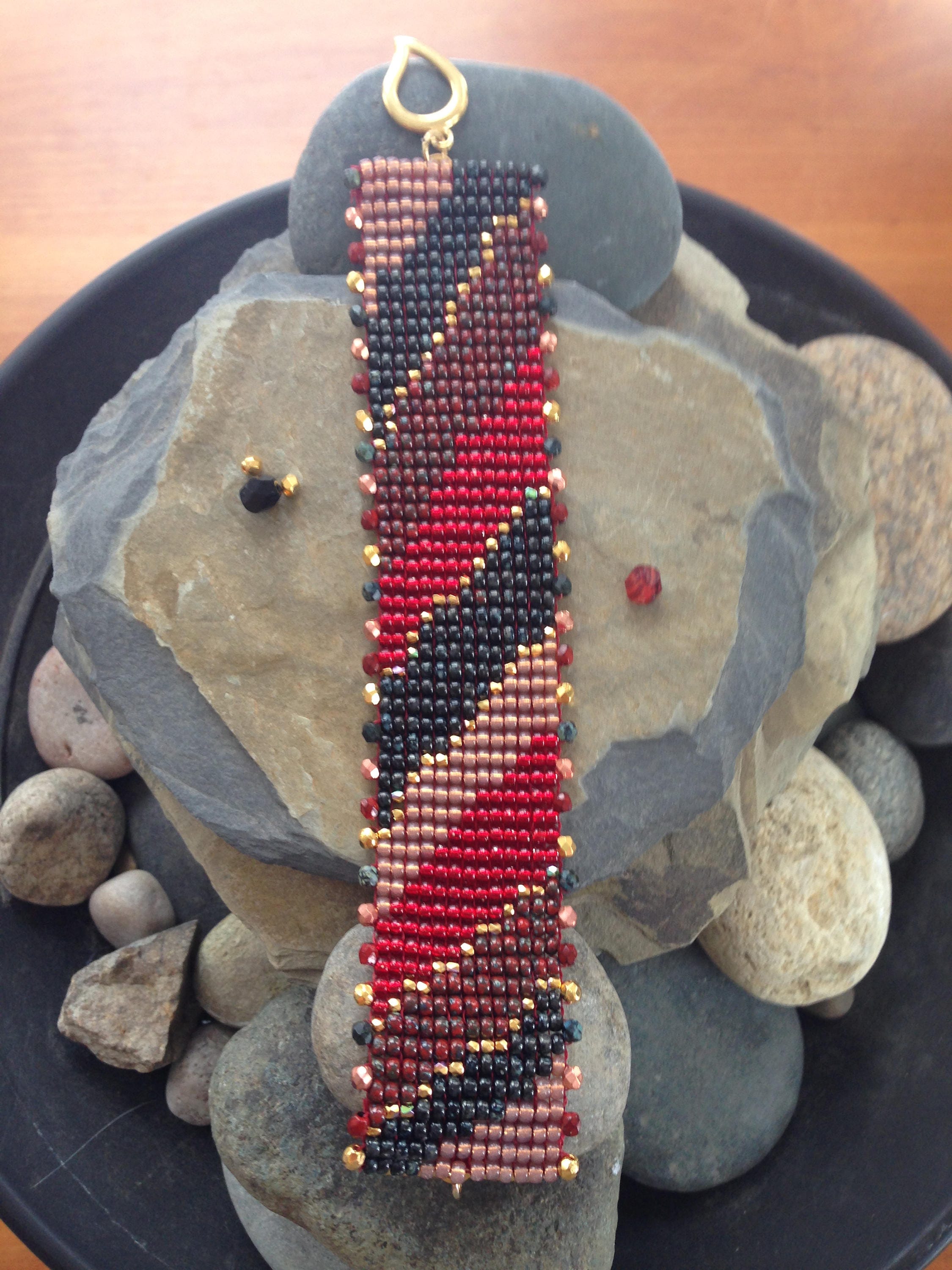 Ash and Ember Bracelet - Etsy