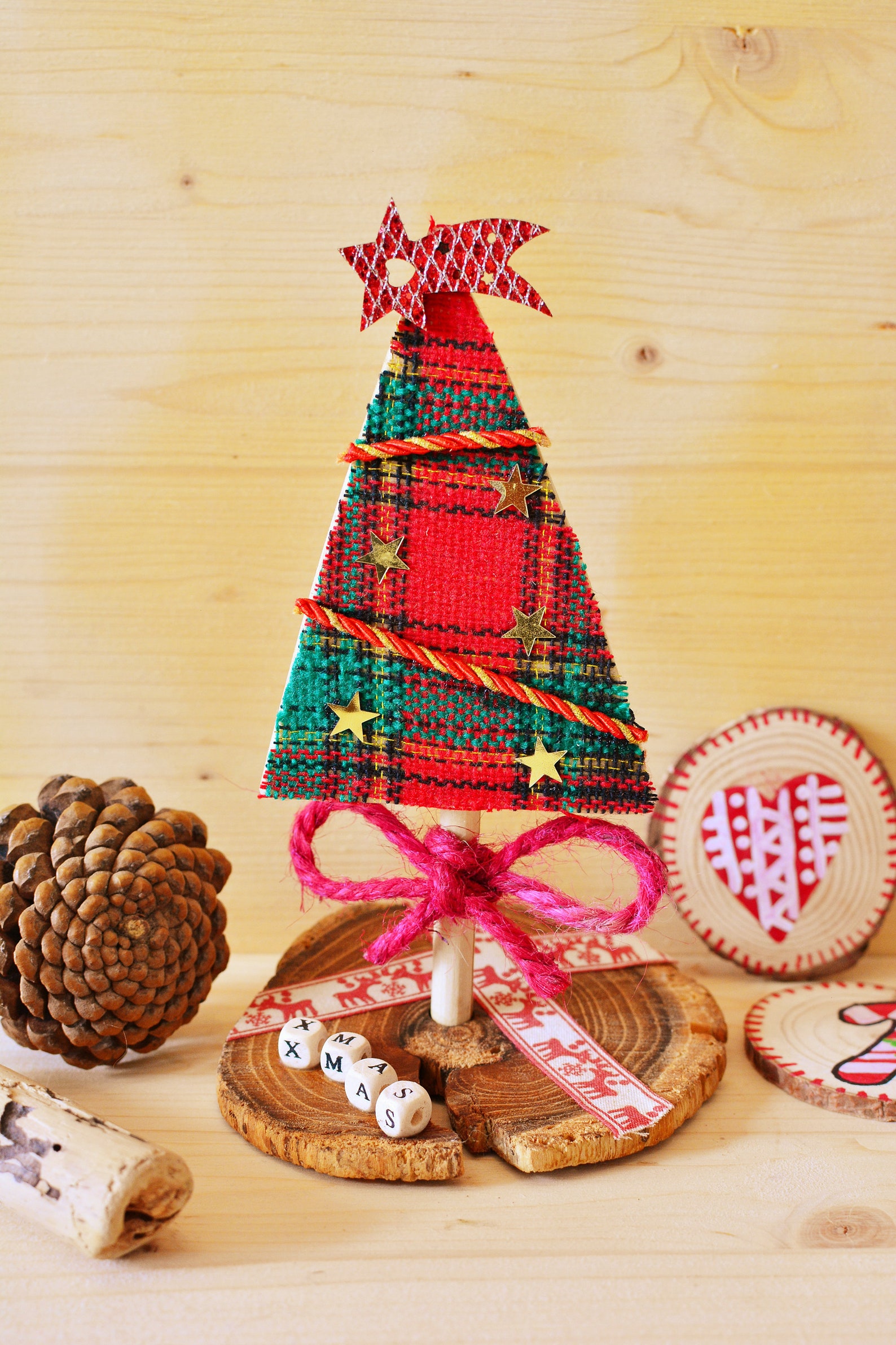Decorative Upcycled Wood Miniature Christmas Trees. - Etsy