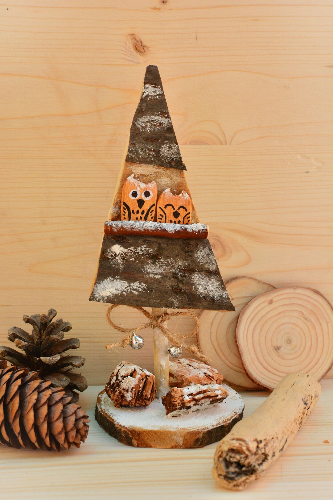 Decorative Upcycled Wood Miniature Christmas Trees. - Etsy