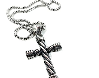 Metal Cross Pendant - Etsy