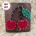 Cherries String Art Kit, Cherry Sign, Do It Yourself, Wooden Kitchen ...