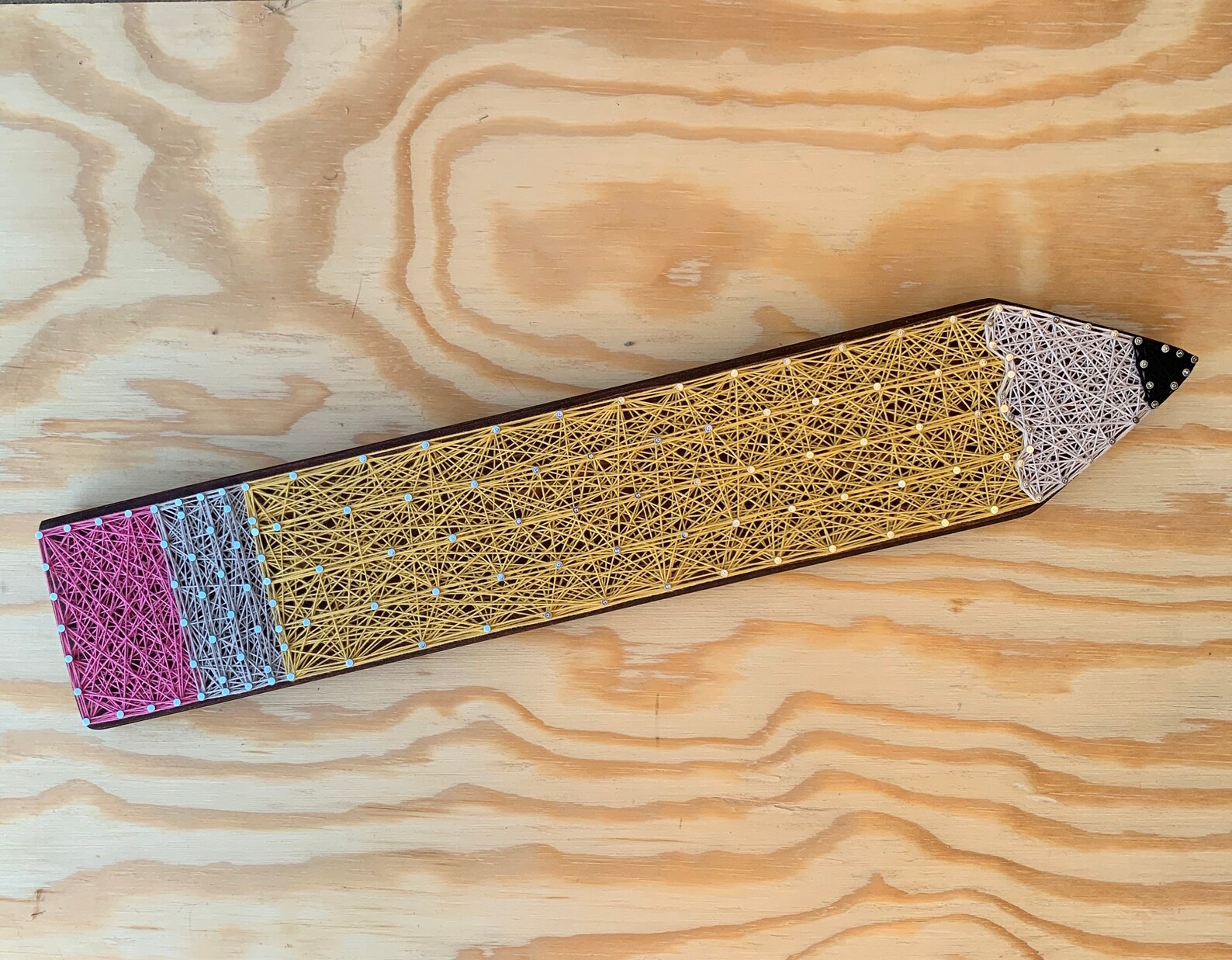 Pencil String Art Classroom Sign Elementary Teacher Gift - Etsy