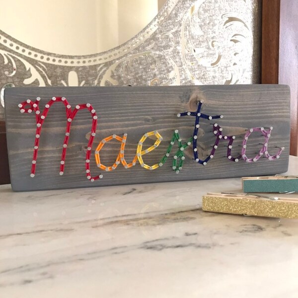 Teacher String Art - Etsy