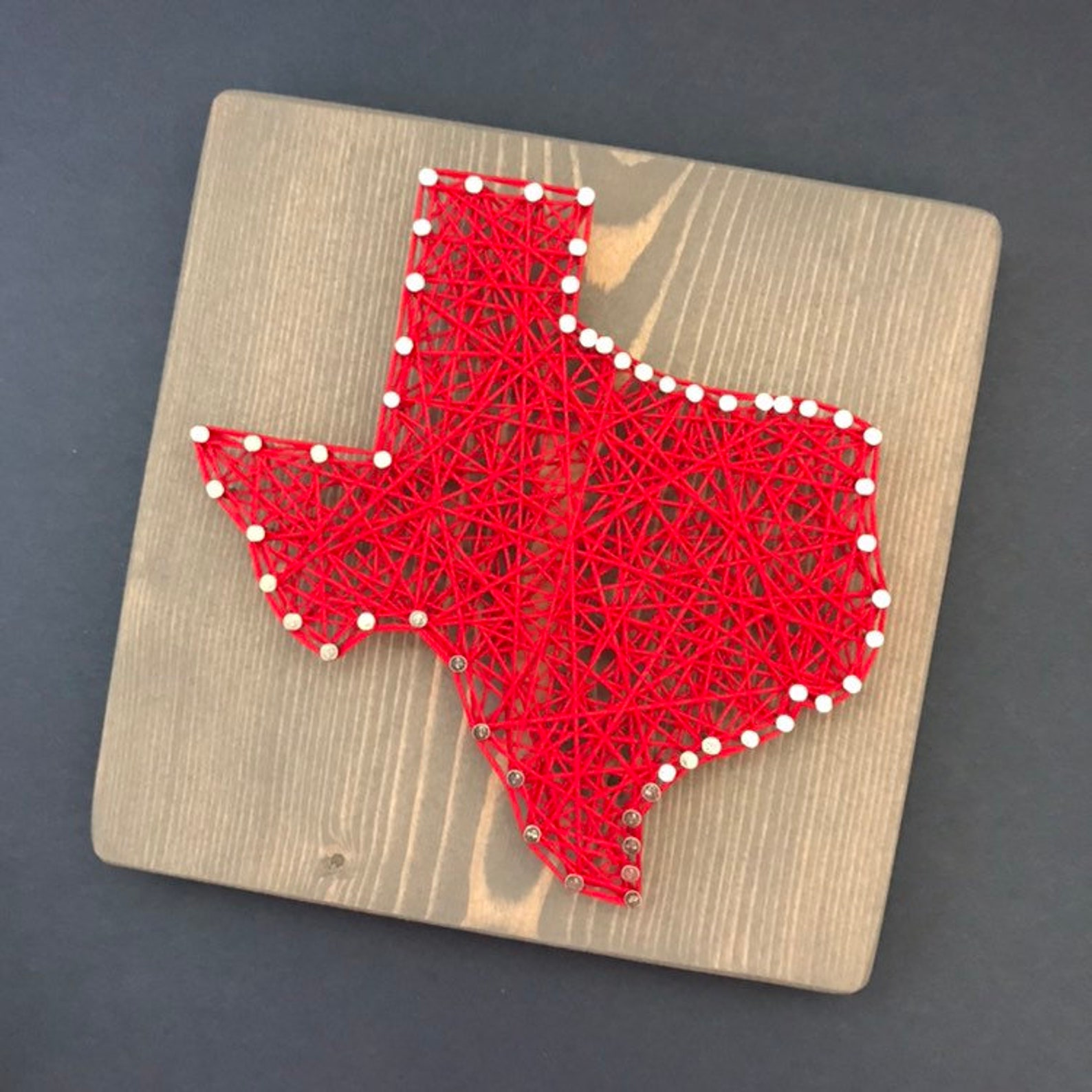 Texas String Art Kit State Sign Wall Decoration Birthday - Etsy