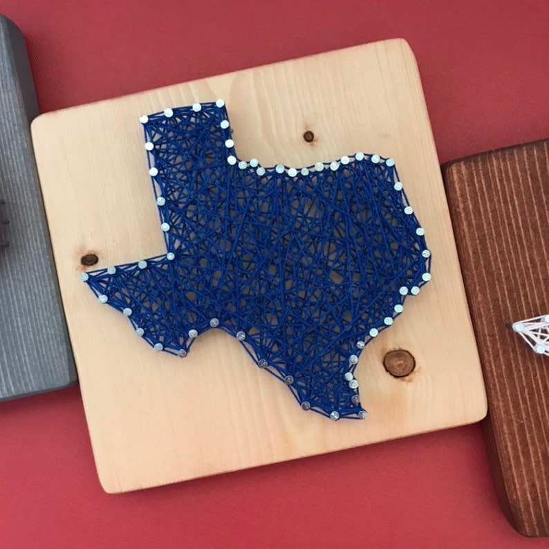 Texas String Art Kit State Sign Wall Decoration Birthday - Etsy